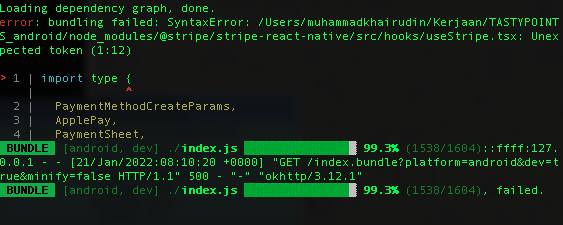 Initial Installation Issue · Issue #781 · stripe/stripe-react-native · GitHub