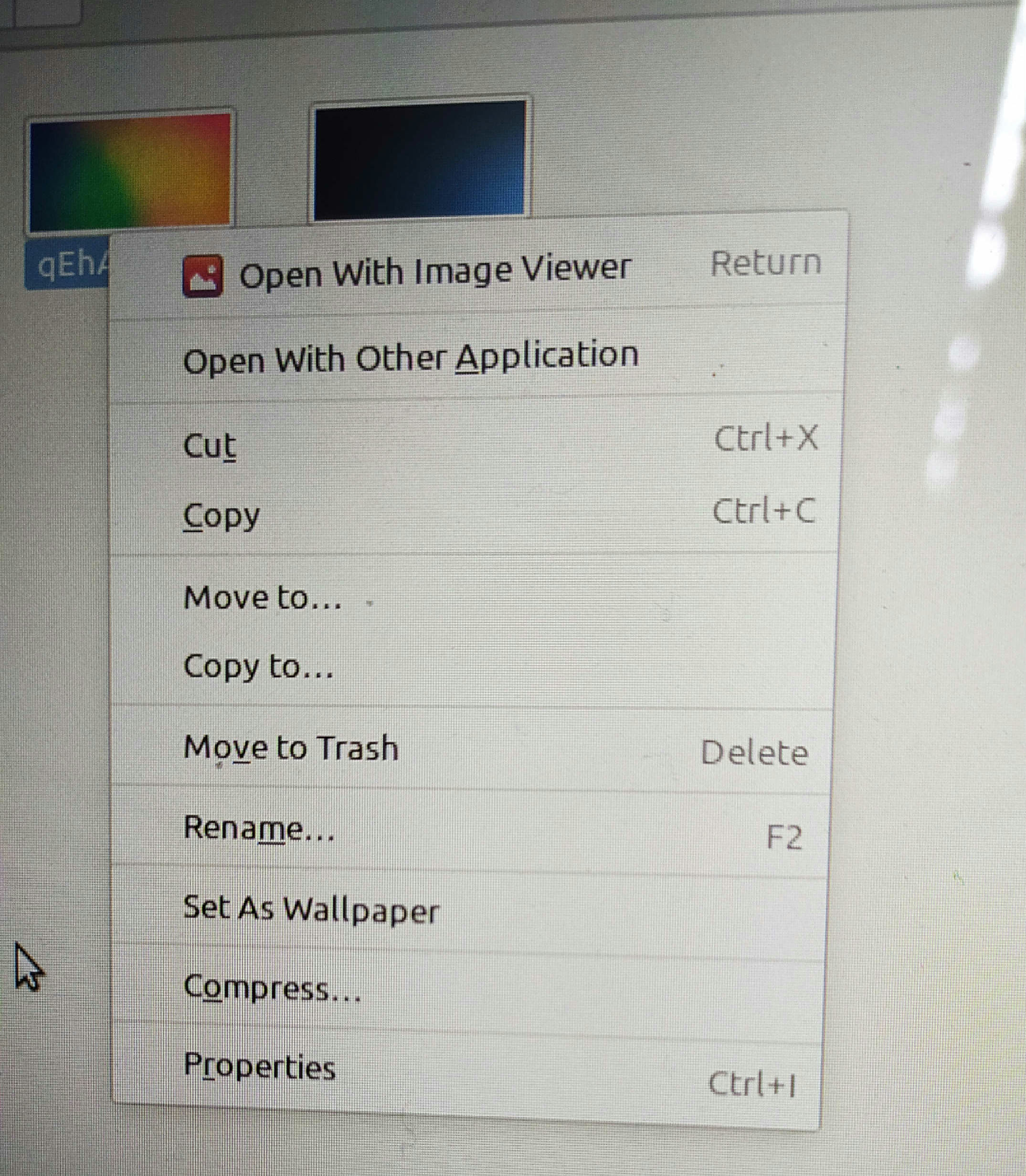 [ Feature request ] Add keyboard shortcut to option Menu · Issue #2383 · linuxmint/nemo · GitHub