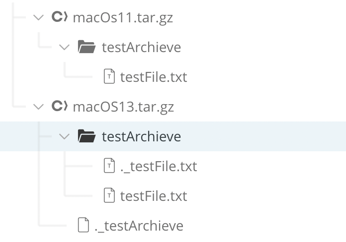 Archivefiles Includes Macos Pointer Files In Generated Files On Macos 13 · Issue 17136