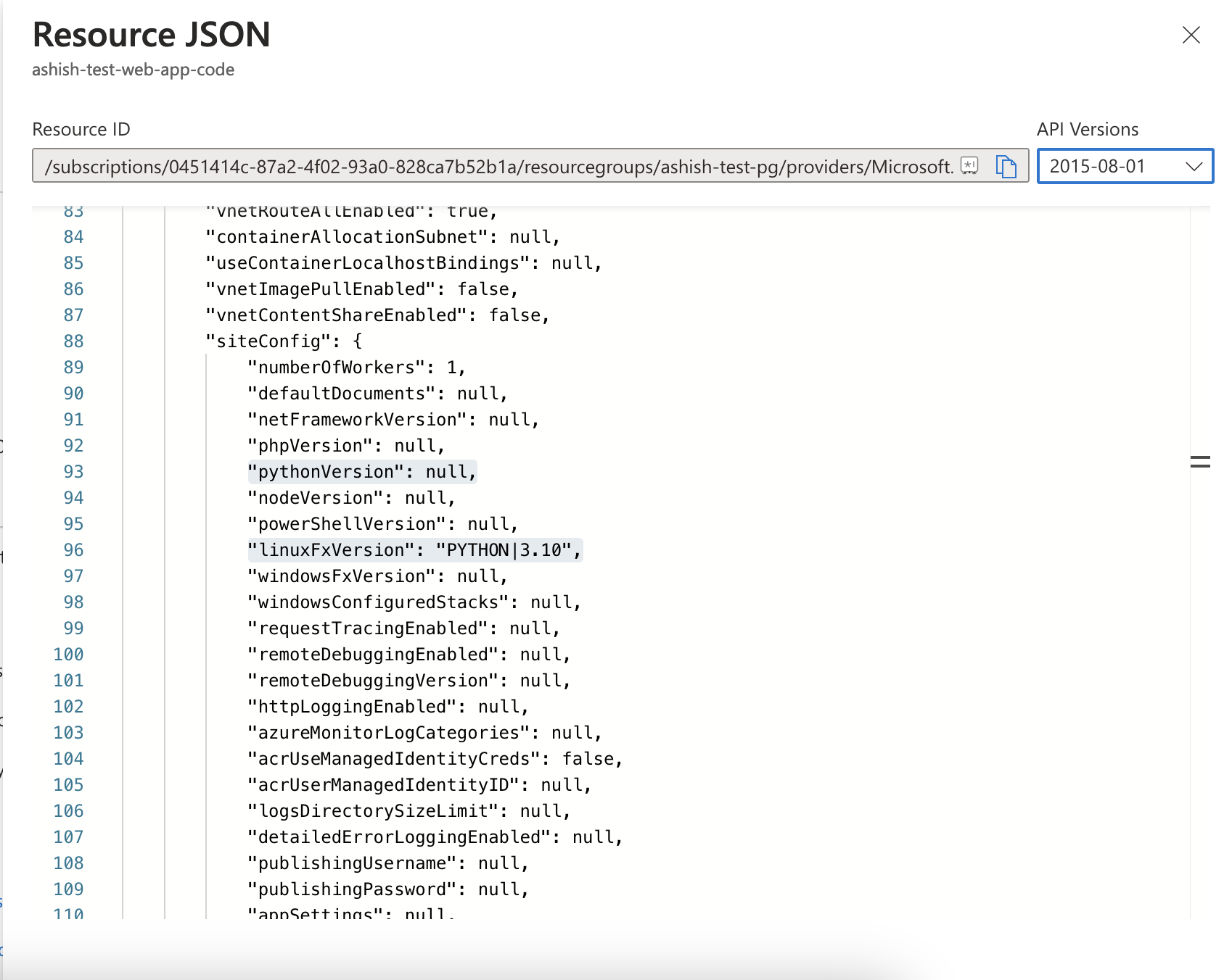 Runtime version variables come null. Have they been deprecated and ...