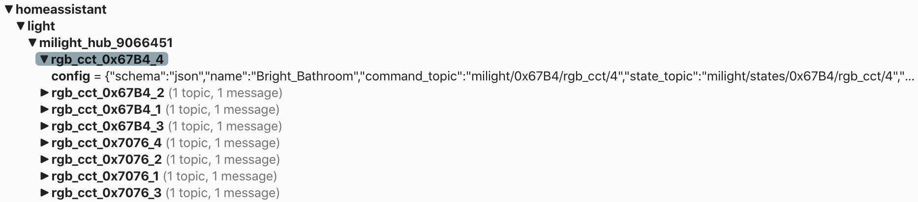 Home Assistant MQTT auto discovery · Issue #638 · sidoh/esp8266_milight_hub · GitHub