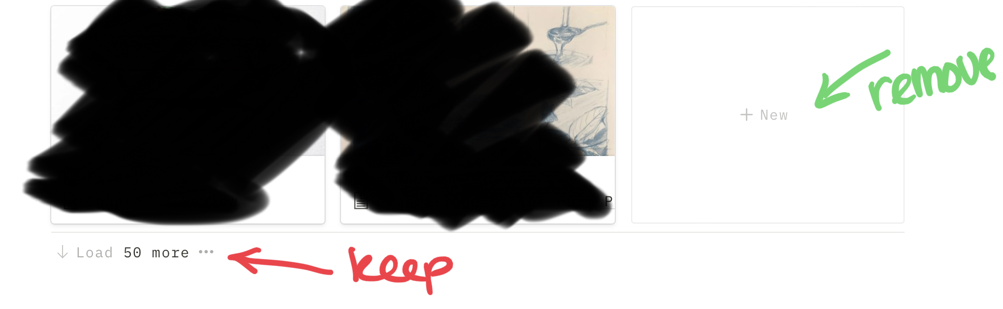 CSS for hiding "+new" button in gallery also hides "load more" · Issue #25 · notion-enhancer ...