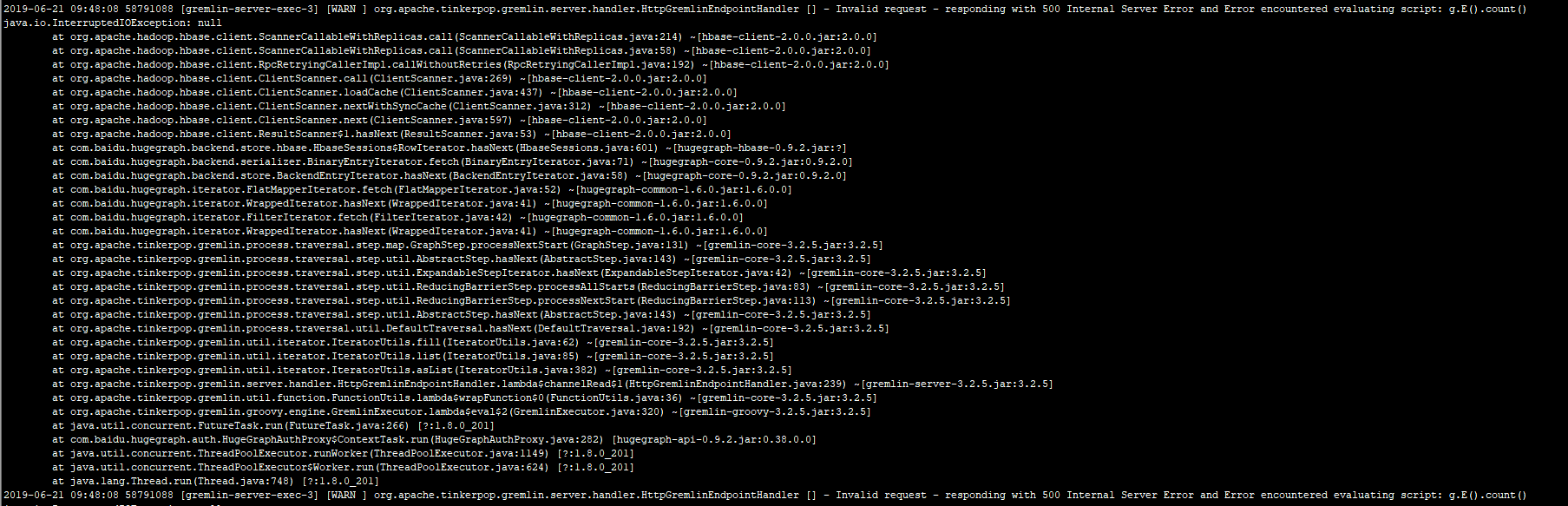模糊搜索时报错，求大神指点 · Issue #582 · apache/incubator-hugegraph · GitHub