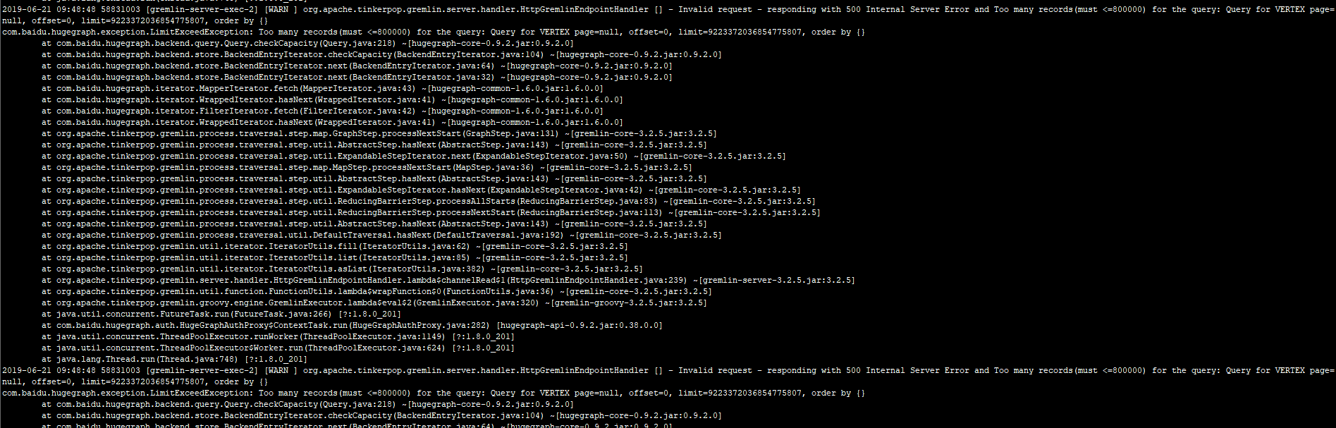 模糊搜索时报错，求大神指点 · Issue #582 · apache/incubator-hugegraph · GitHub