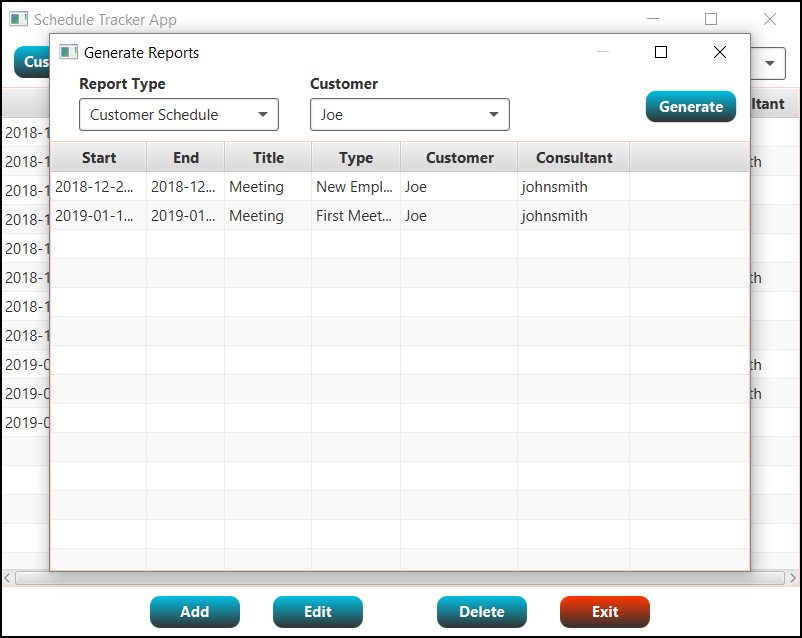 GitHub - Joe-Schell/Schedule-Tracker-App: Java application that tracks ...