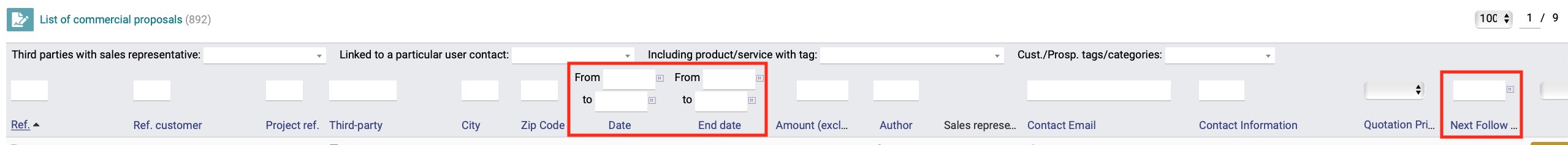 Extrafields "Date" field in quotations module to be searchable using a ...