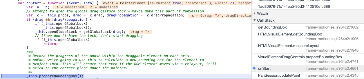 Remove calls to getBoundingClientRect on VisualElementDragControls's onStart function · Issue ...