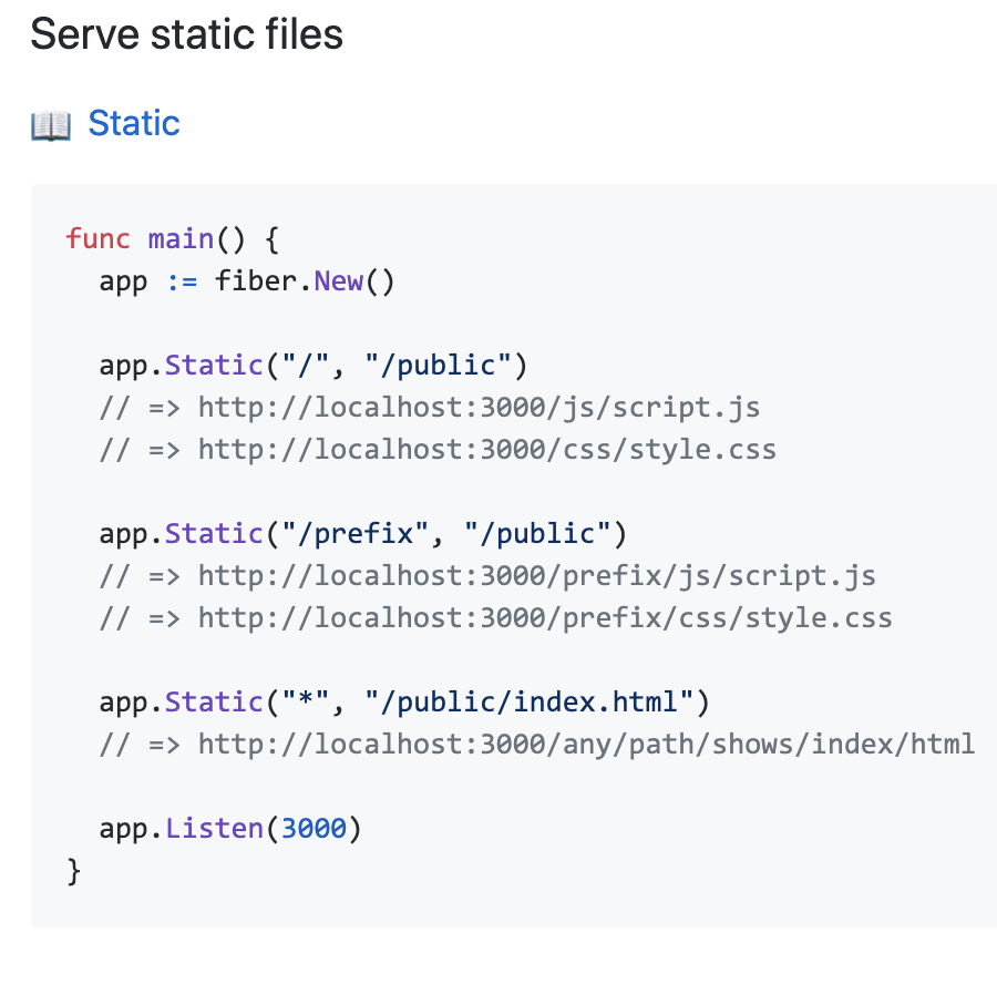 🤔 Routing example in readme does not work? · Issue #411 · gofiber/fiber ...