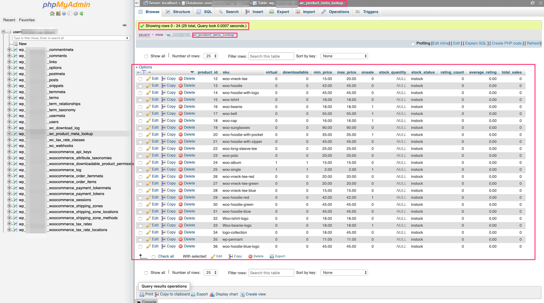 Importing products with the WordPress importer doesn't fill the table `wc_product_meta_lookup ...