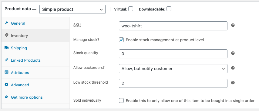 Product Variation - Backordered Product bought, still shows as on ...