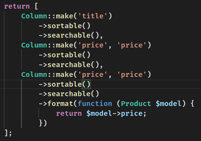 Format Callback Return Empty Array · Issue 346 · Rappasoftlaravel Livewire Tables · Github