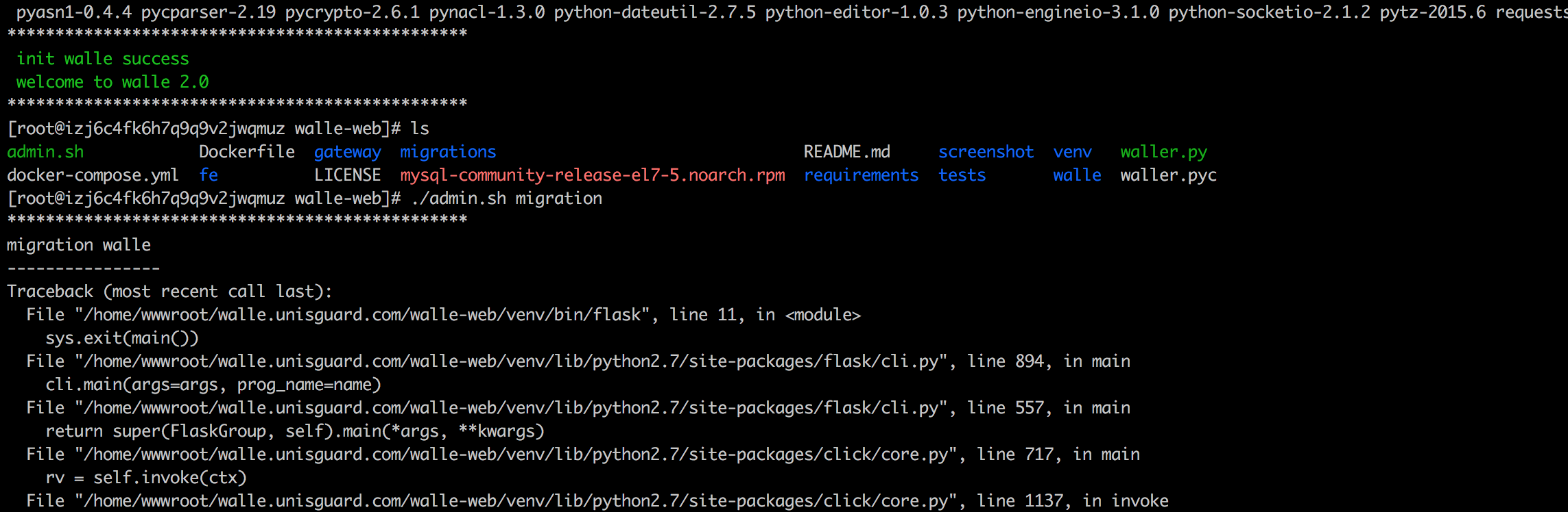 BUG 安装完还是不行 · Issue #539 · meolu/walle-web · GitHub