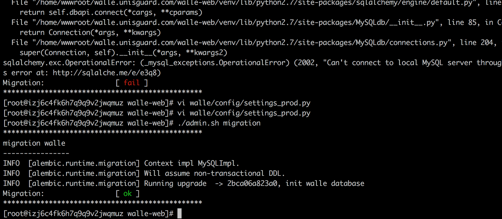 BUG 安装完还是不行 · Issue #539 · meolu/walle-web · GitHub