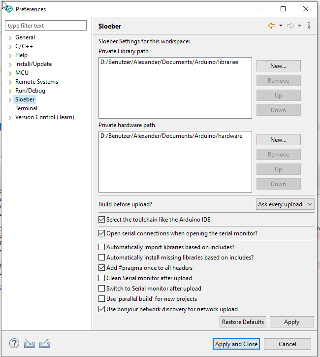 Library problems · Issue #1525 · Sloeber/arduino-eclipse-plugin · GitHub