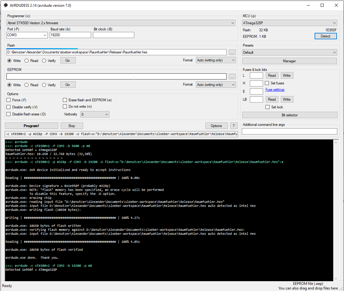 Upload Problem Using Diamex Programmer · Issue 1526 · Sloeberarduino Eclipse Plugin · Github 5677