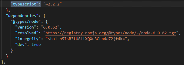 Cannot upgrade typescript version in package-lock.json · Issue #498 · pnp/pnpjs · GitHub