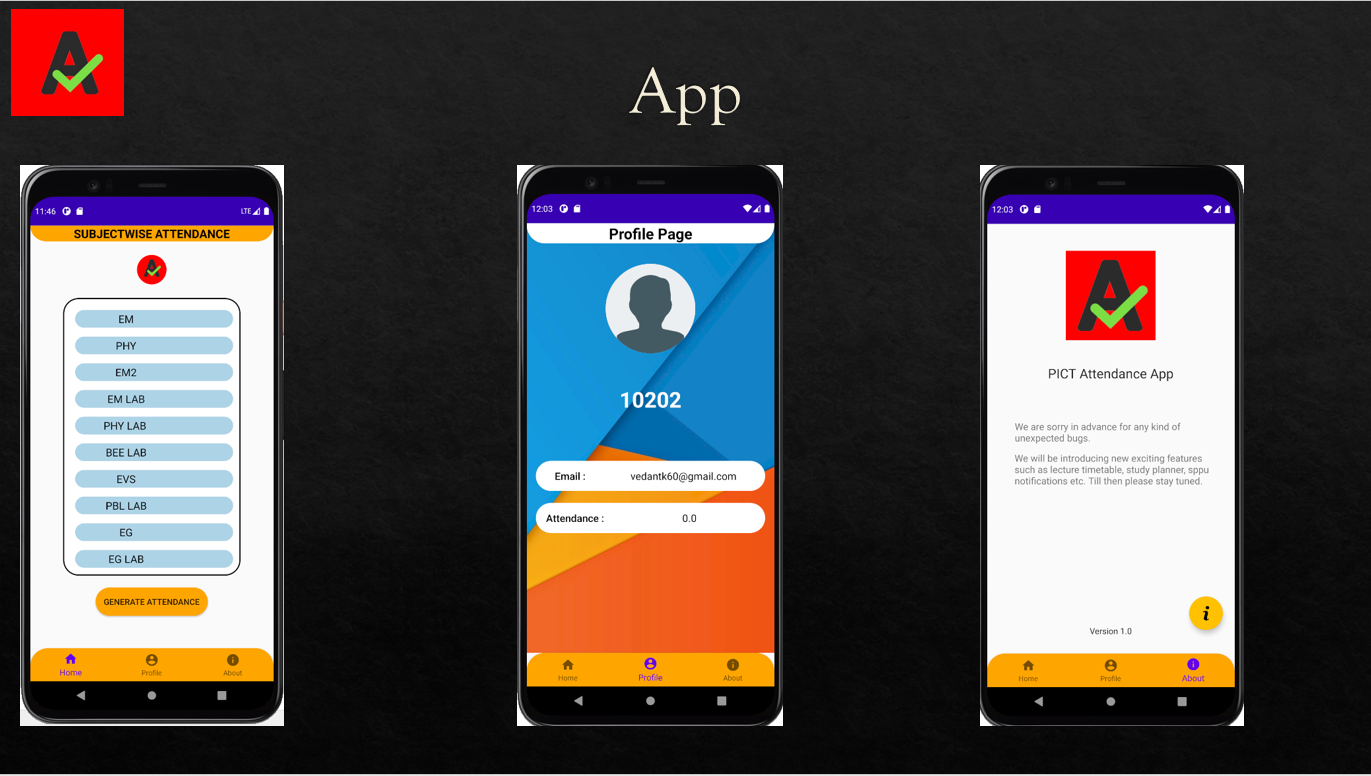 GitHub - vedantkulkarni/PBL-Attendance: I made this App as my First ...