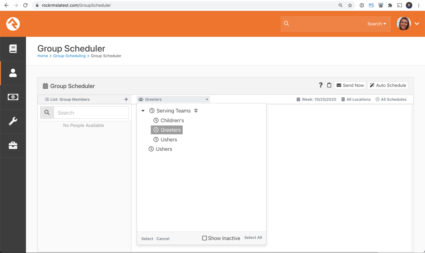 Groups with Scheduling Disabled are Still Visible in Scheduler Group Picker and Still Allow ...