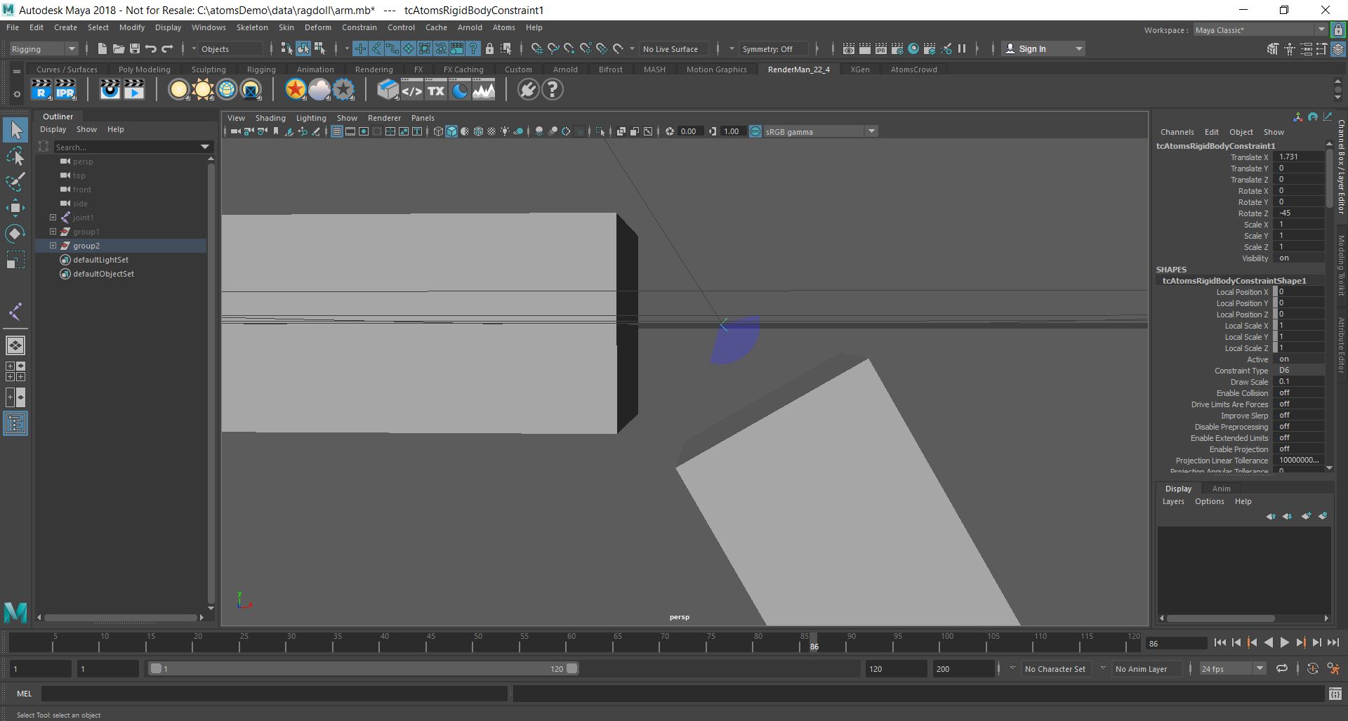 Physx 4.1 - d6 joint limit bug · Issue #124 · NVIDIAGameWorks/PhysX · GitHub
