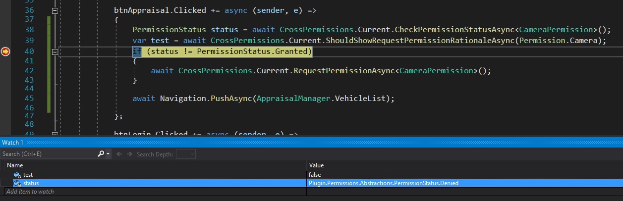 ShouldShowRequestPermissionRationaleAsync is always false · Issue #153 · jamesmontemagno ...
