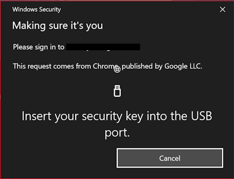 Avoid Windows Hello/Security dialog when only using Android phone as Platform Authenticator ...
