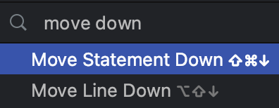 Move statement up/down just moves the current line · Issue #9668 ...