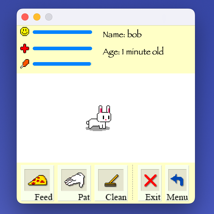GitHub - blackflarez/Pettokonpanion: A mini Java virtual pet game (COMP603)