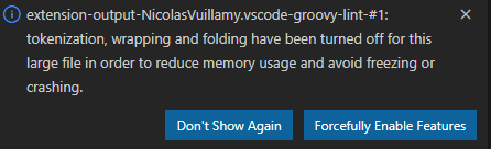 Format Document is analyzing entire VS code folder · Issue #141 · nvuillam/vscode-groovy-lint ...