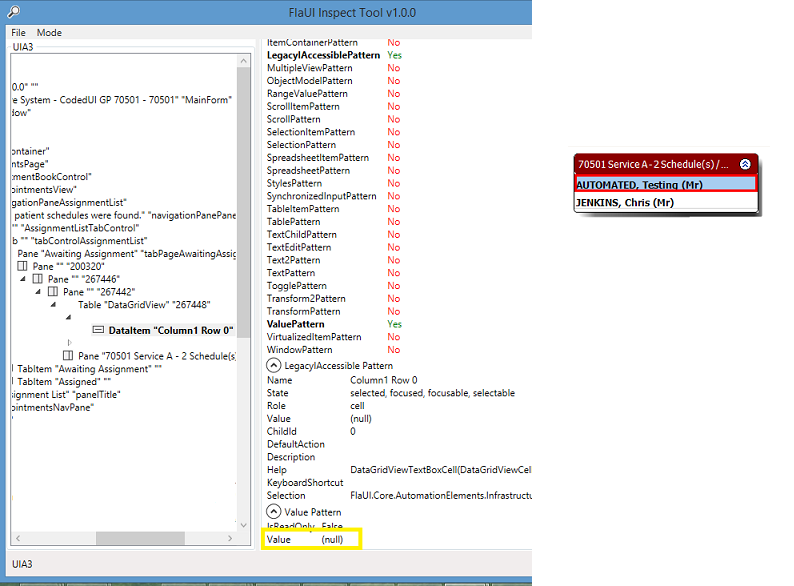 The Value Property Returns Null For The Dataitem Inside A Datagridview · Issue 123 · Flaui