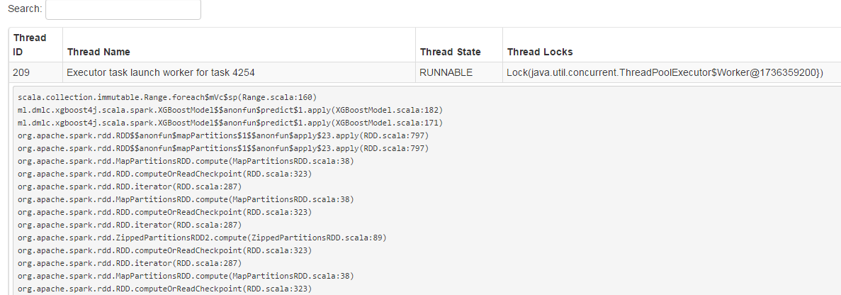 get stuck when use xgboost predict on spark · Issue #3086 · dmlc/xgboost · GitHub