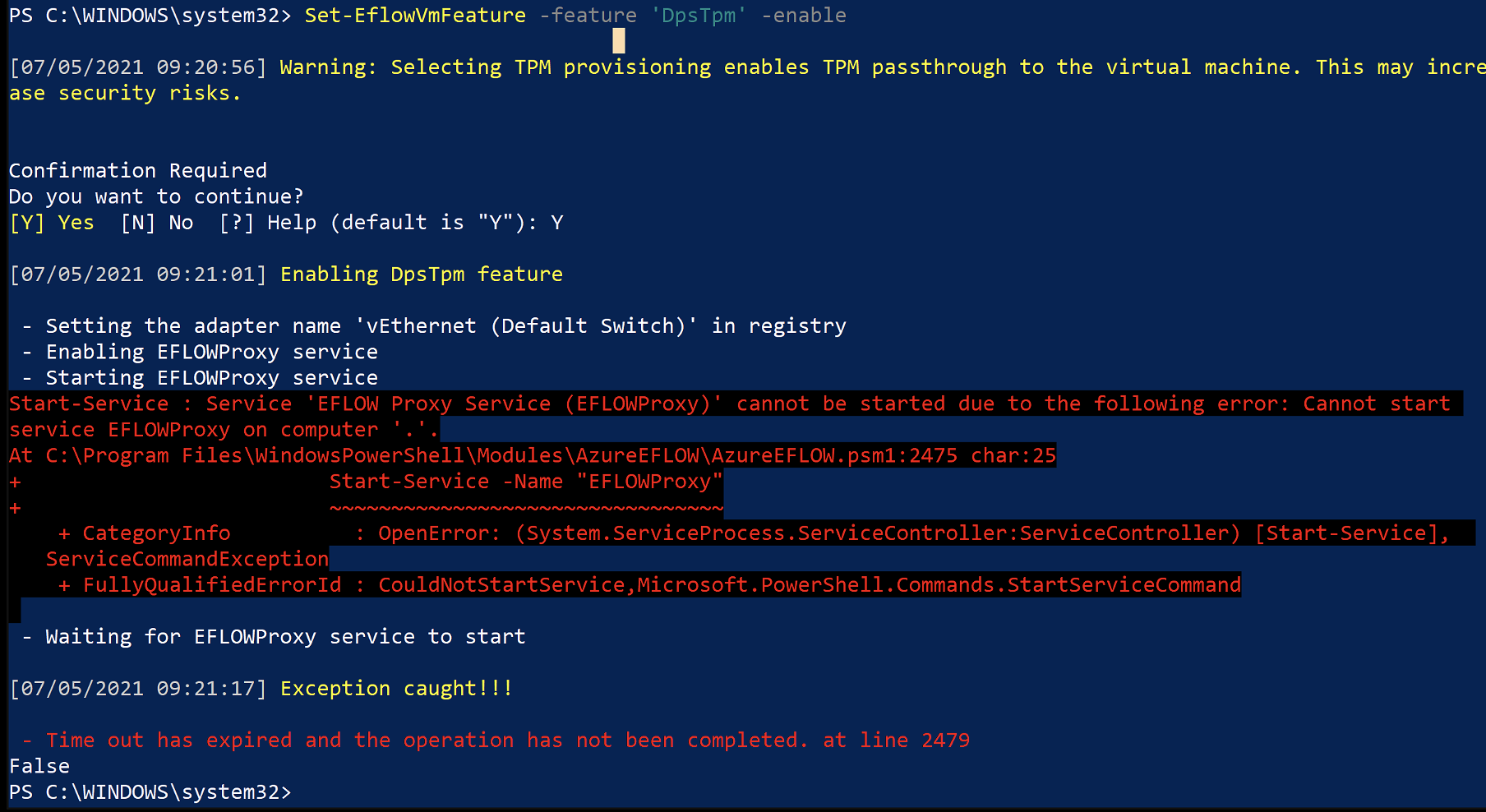 Cannot Start Service EFlowProxy · Issue #38 · Azure/iotedge-eflow · GitHub