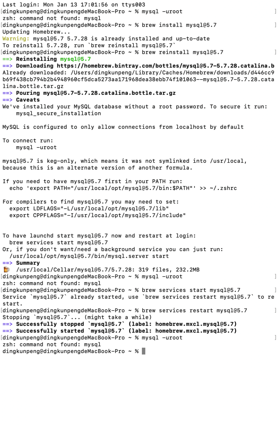 MySQL 环境安装问题 · Issue #956 · neolee/pilot · GitHub