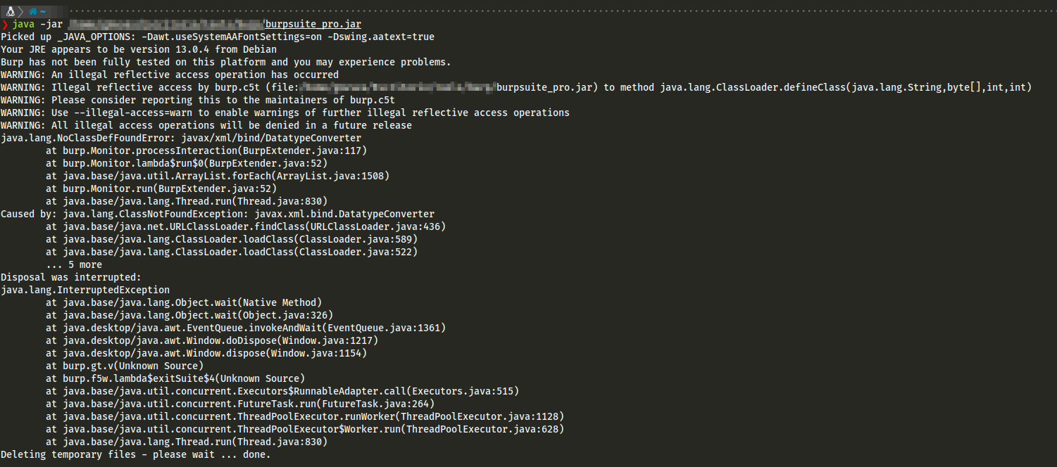 Crash with java>=11 & Burp 2020.X · Issue #17 · PortSwigger/collaborator-everywhere · GitHub