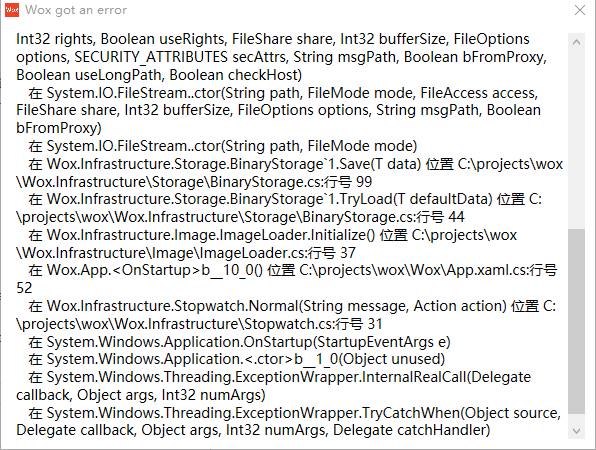 wox got an error · Issue #1746 · Wox-launcher/Wox · GitHub