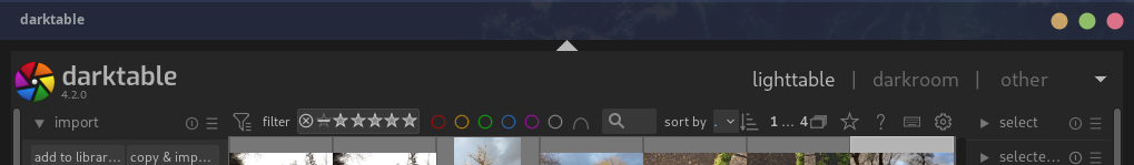 Make Darktable use no Title bar (borderless) · Issue #13555 · darktable-org/darktable · GitHub