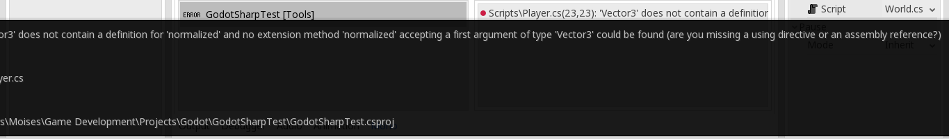 No extension method "normalized" on Vector3 with C# · Issue #13430 ...