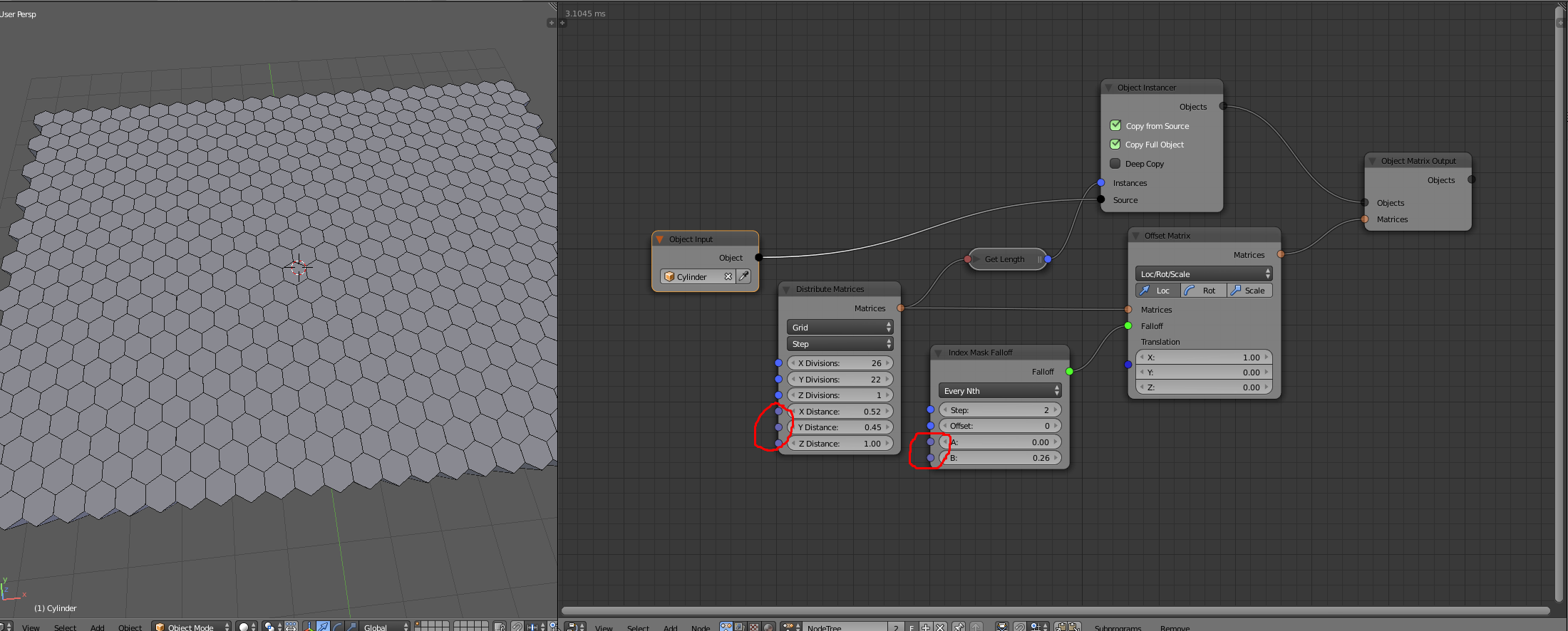 Feature Request: Honeycomb matrices distribution · Issue #936 · JacquesLucke/animation_nodes ...