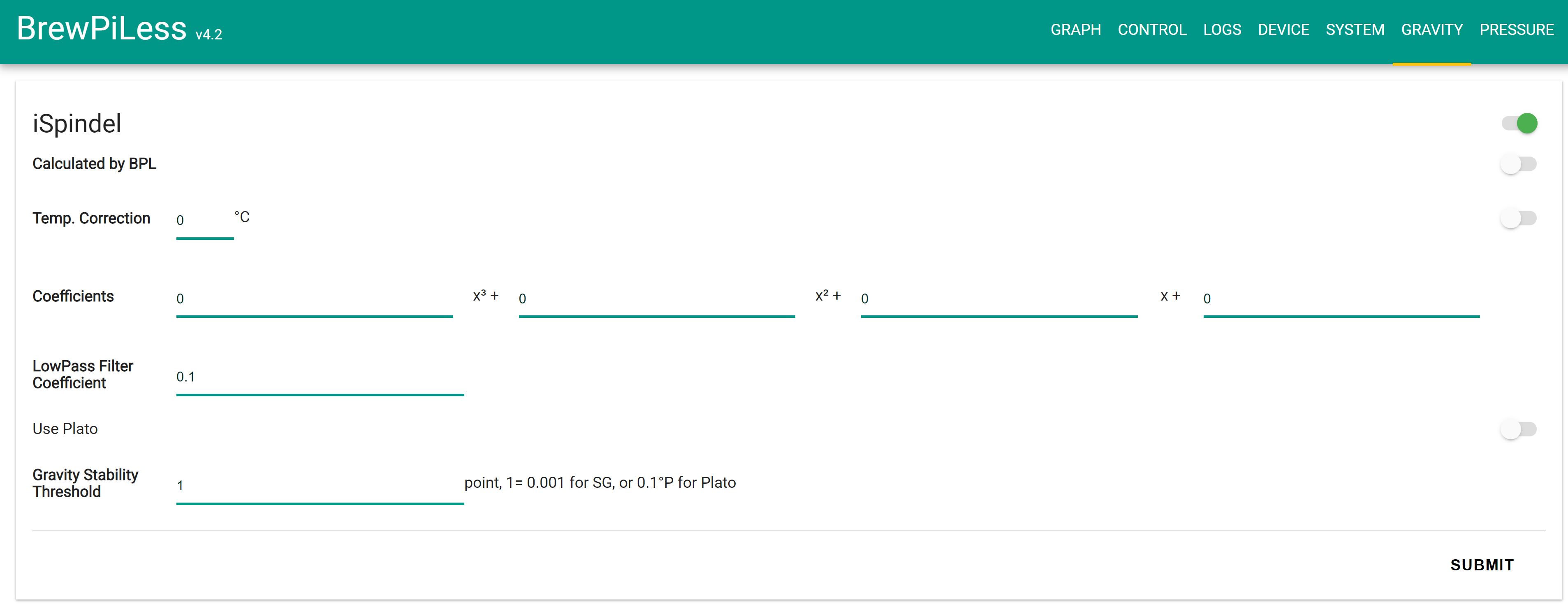 Brewpiless v4.2 ISpindel issue · Issue #325 · vitotai/BrewPiLess · GitHub
