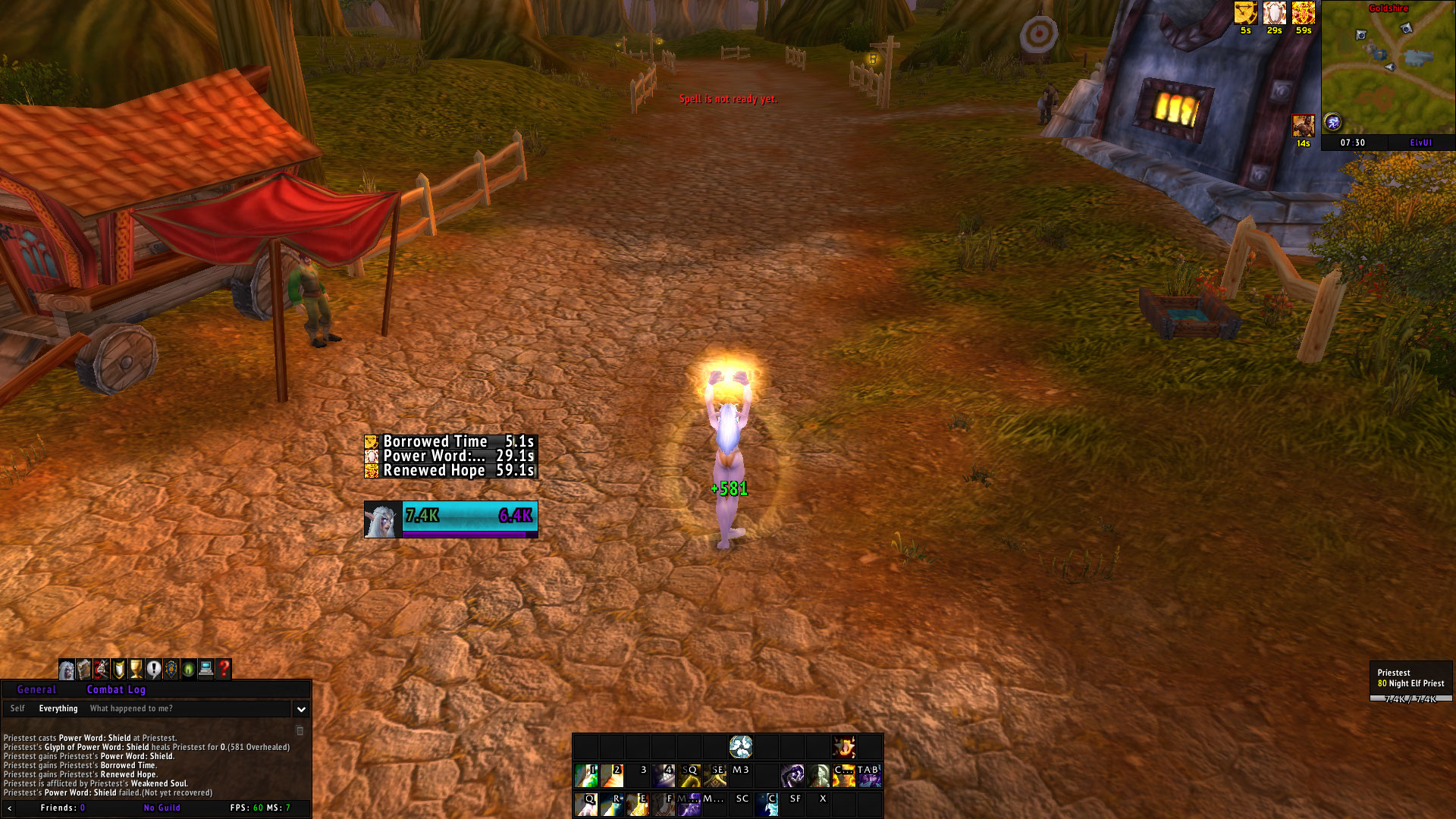 Spell/Priest Power Word: Shield shoud only be reduced by 10% ...