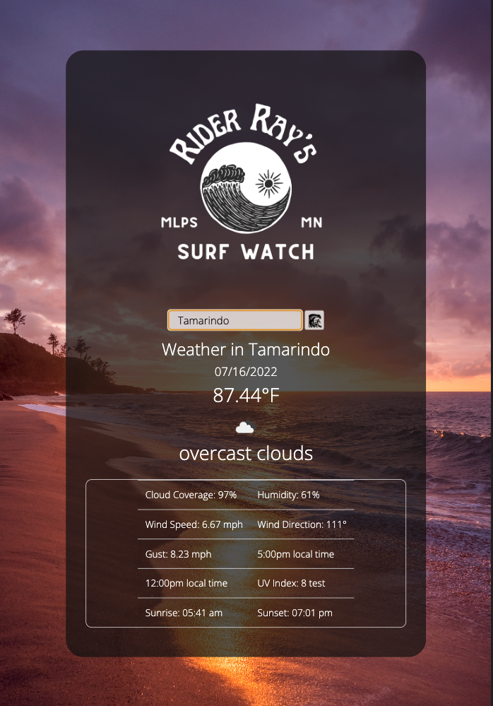 GitHub - samlarson94/Surf-Tracker