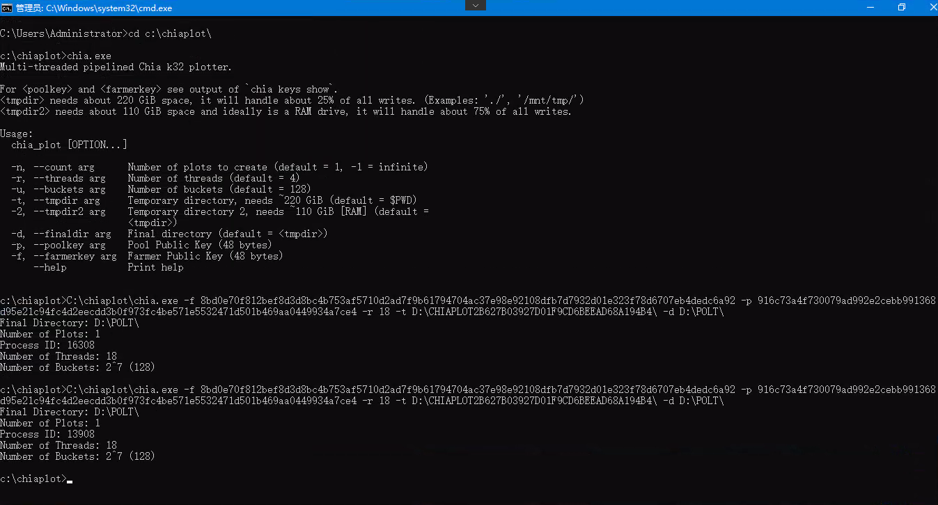 Unable to run the command line · Issue #209 · madMAx43v3r/chia-plotter · GitHub