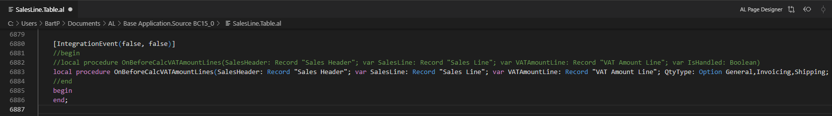 [EventRequest] Table 37 IsCalcVATAmountLinesHandled ...