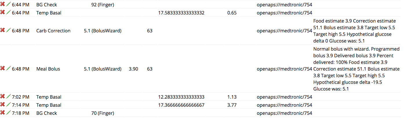 COB and Meal bolus info not always being correctly uploaded · Issue #611 · openaps/oref0 · GitHub
