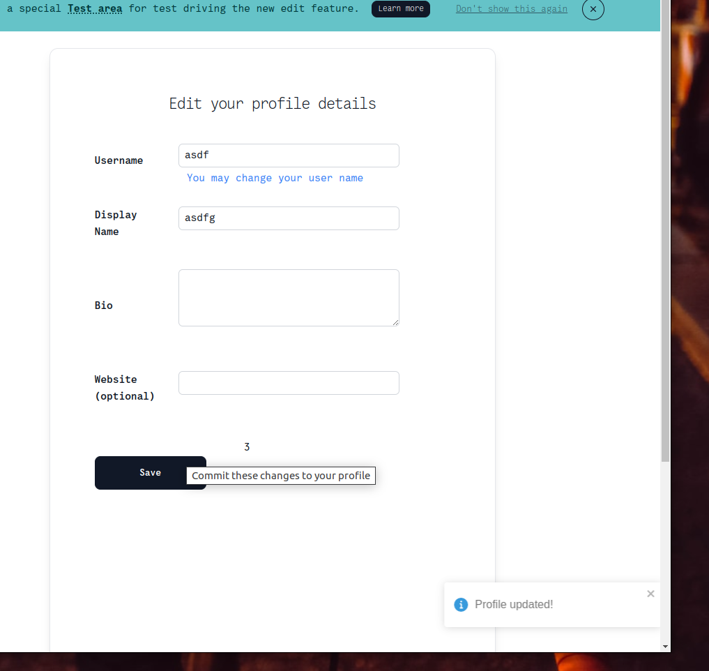 Replace Snackbar component with react-toastify notification in ProfileEditForm.tsx · Issue #814 ...