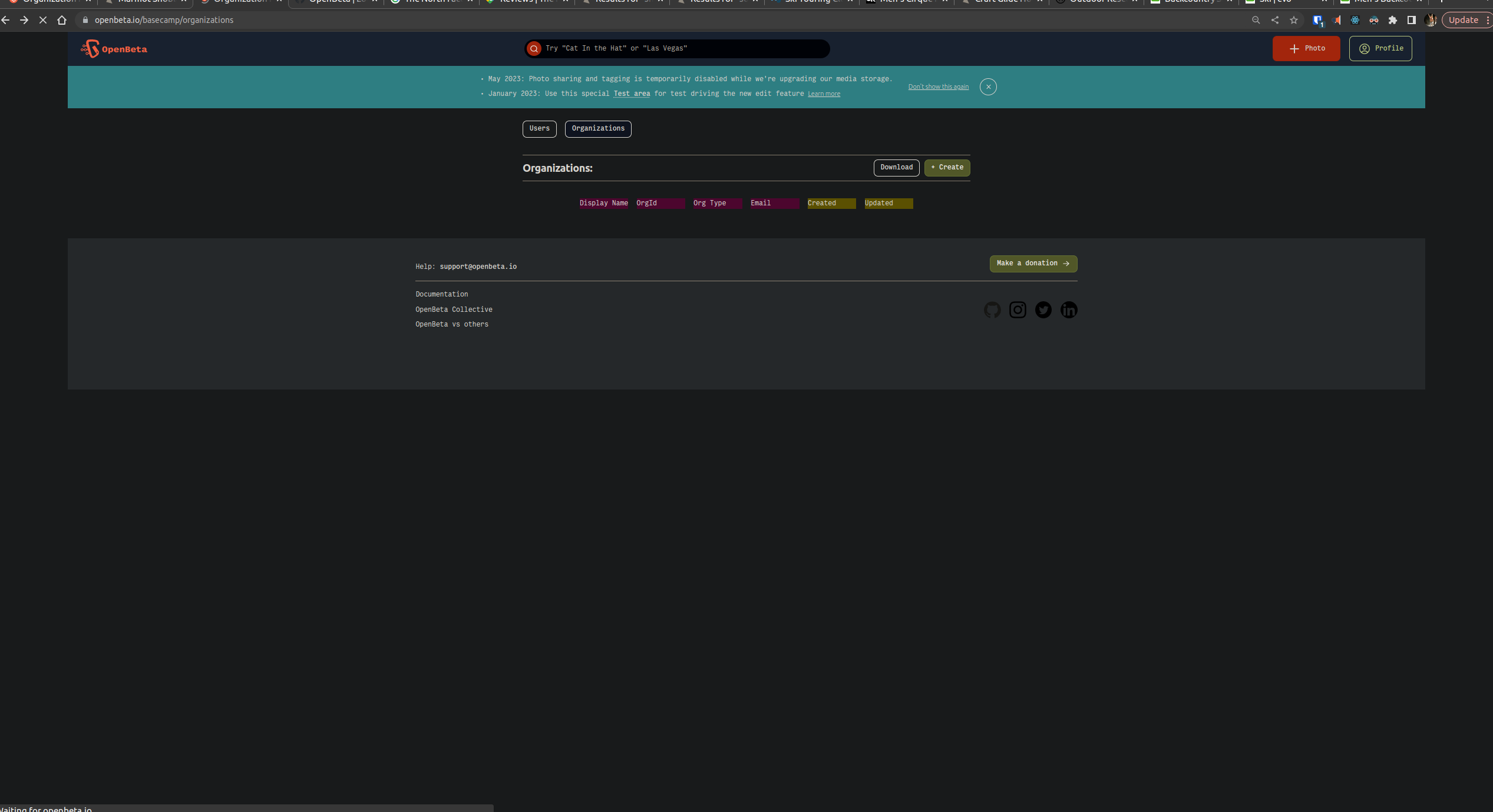 add a loading state to basecamp/organizations · Issue #818 · OpenBeta/open-tacos · GitHub