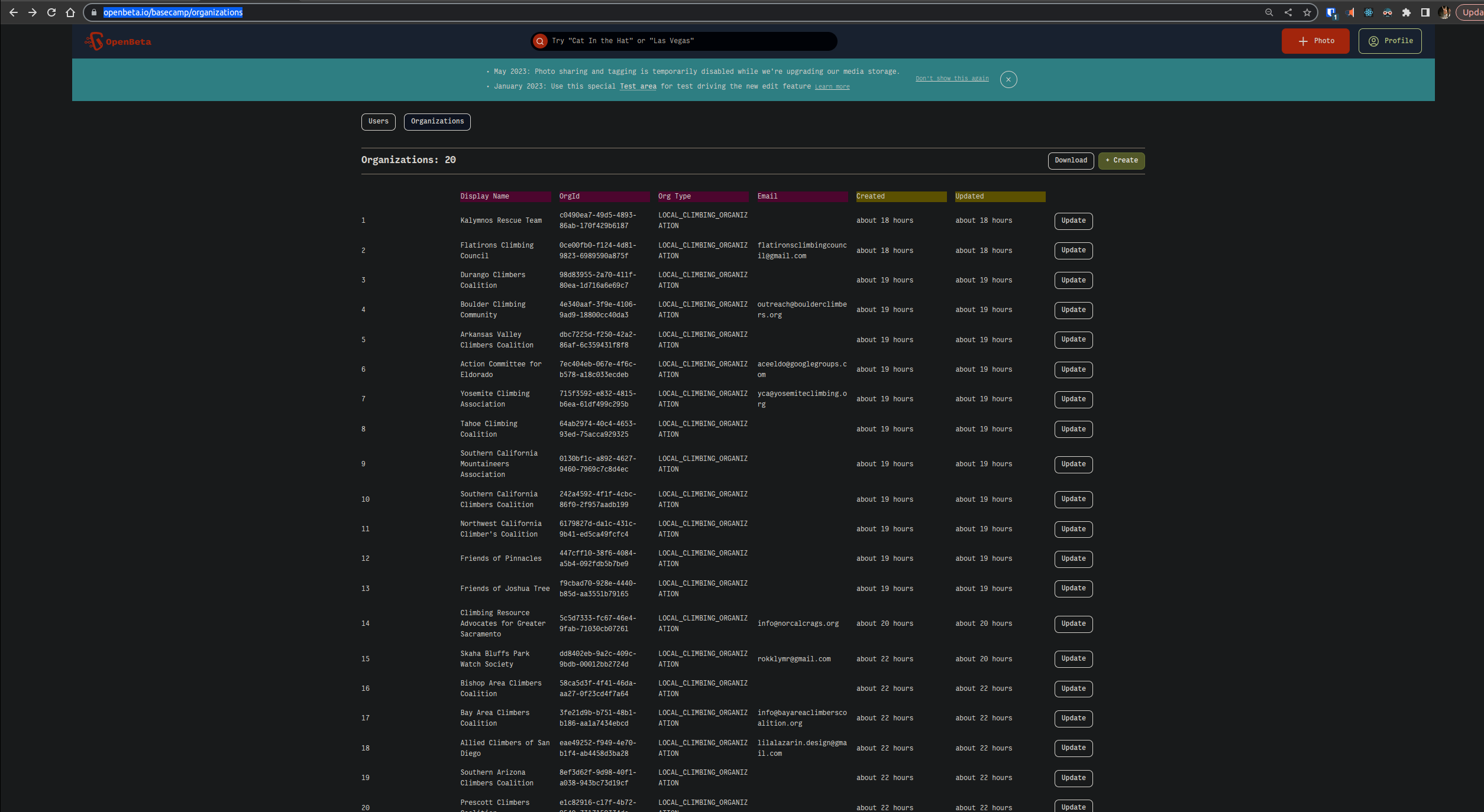 add a loading state to basecamp/organizations · Issue #818 · OpenBeta/open-tacos · GitHub