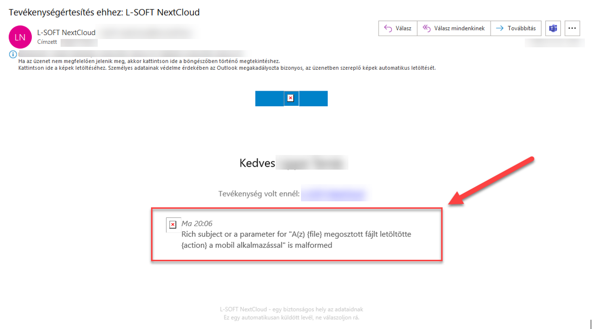 Mobile activity email text not correct · Issue #2047 · nextcloud/ios · GitHub