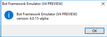 Bot Emulator v4 · Issue #685 · microsoft/BotFramework-Emulator · GitHub