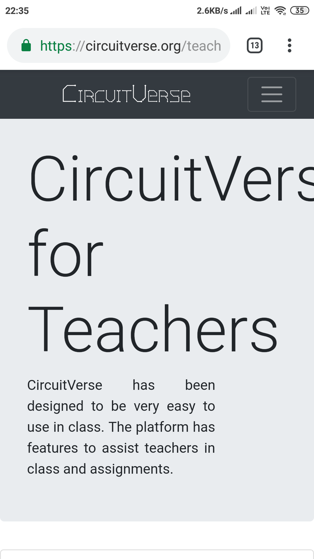 Content Hide in Mobile View · Issue #235 · CircuitVerse/CircuitVerse · GitHub