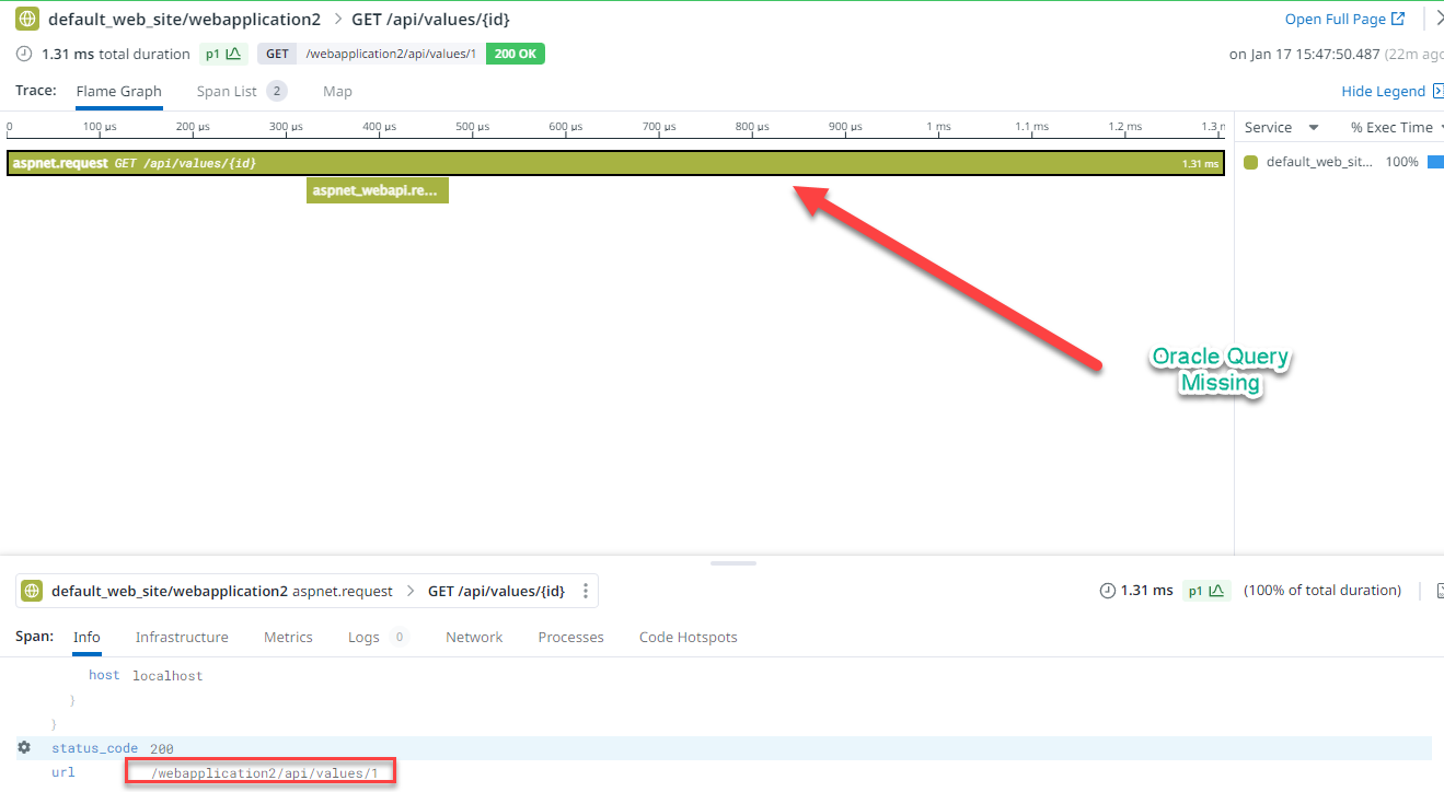 Oracledataadapter Fill Datable Datatable Call Not Capture Oracle Query